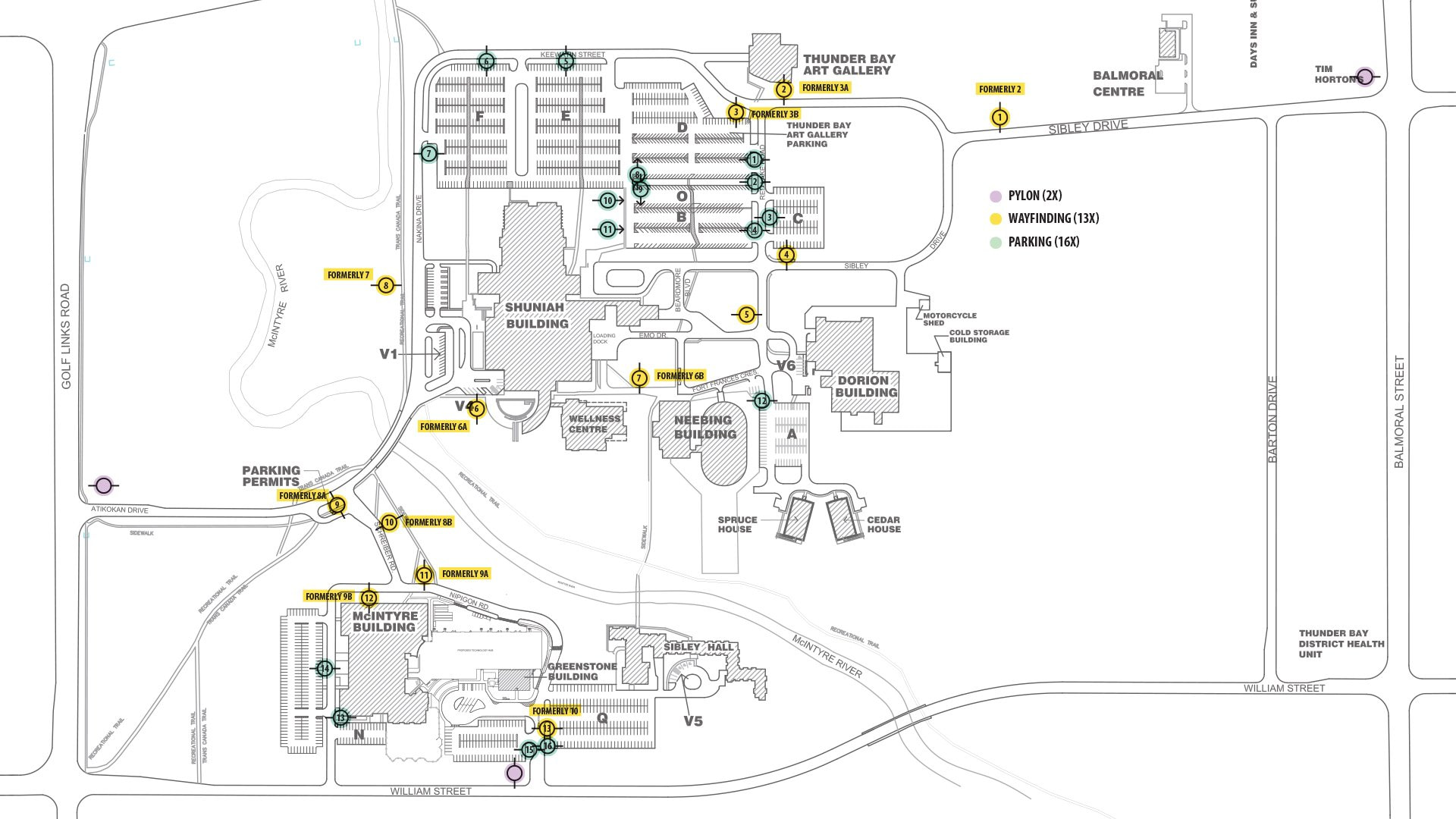 Confederation College Signage